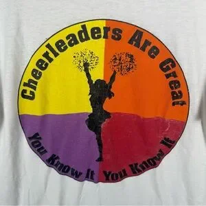 American Vintage | Shirts | Vintage 9s Cheerleaders Are Great You Know ...